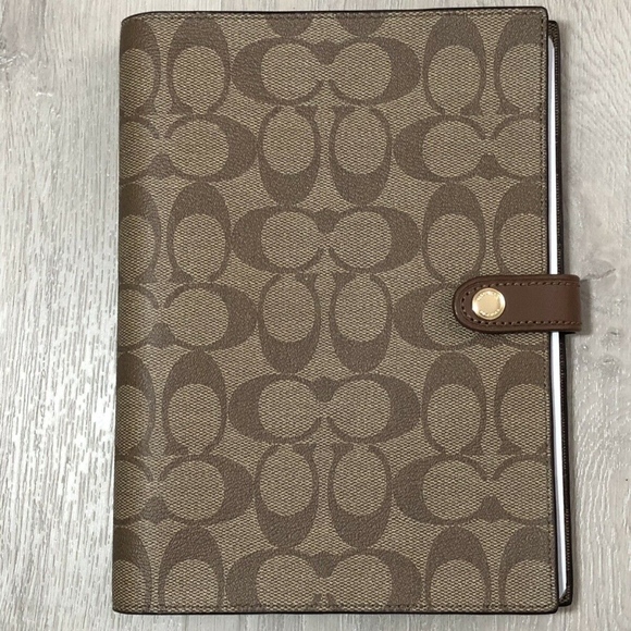 Coach | Accessories | Coach Notebook In Signature C Print Canvas | Poshmark